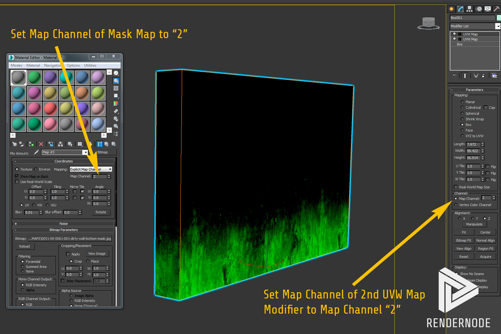 How To Use UV Mapping Channels in 3D Studio Max | Rendernode How To Use UV Mapping Channels in 3D Studio Max | Rendernode